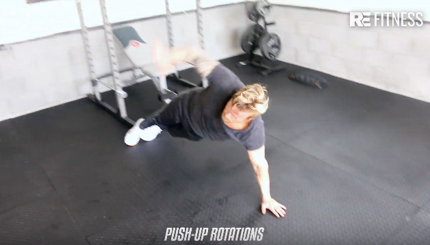 HOW TO DO PUSH-UP ROTATIONS – RE Fitness International